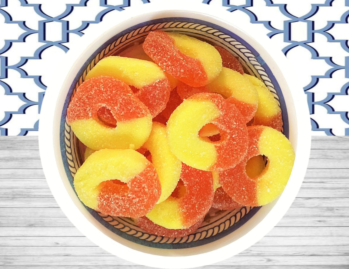 Gummy Peach Rings | We R Nutty