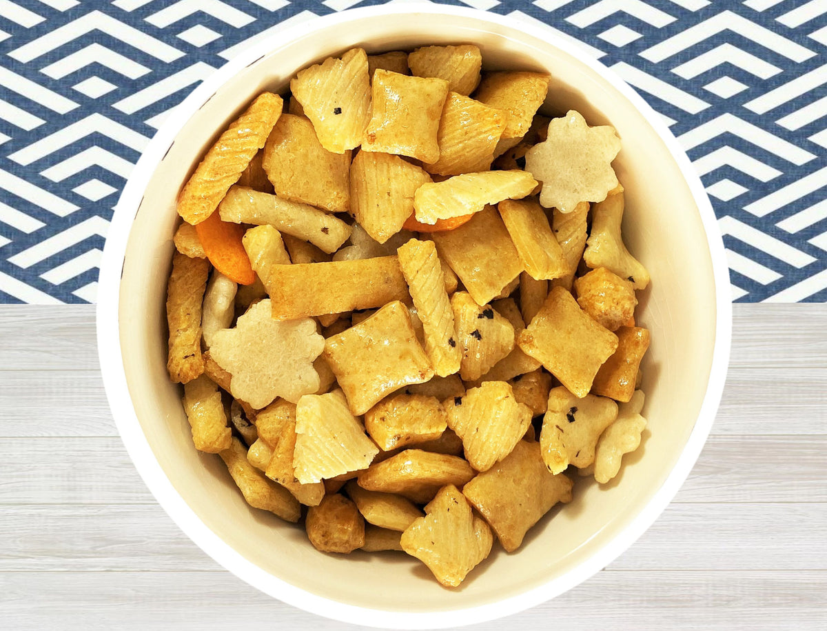 Oriental Rice Cracker Snacks | We R Nutty